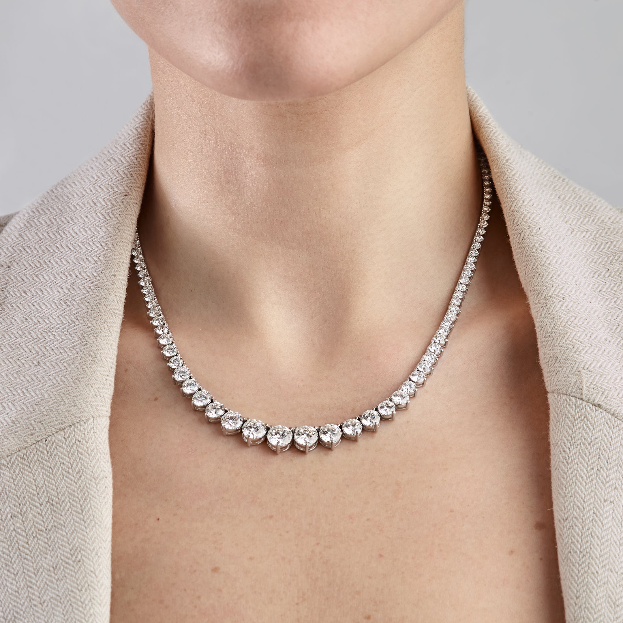 Riviera & Graduated Diamond Necklaces – Timeless Luxury – Jewels Aficionado