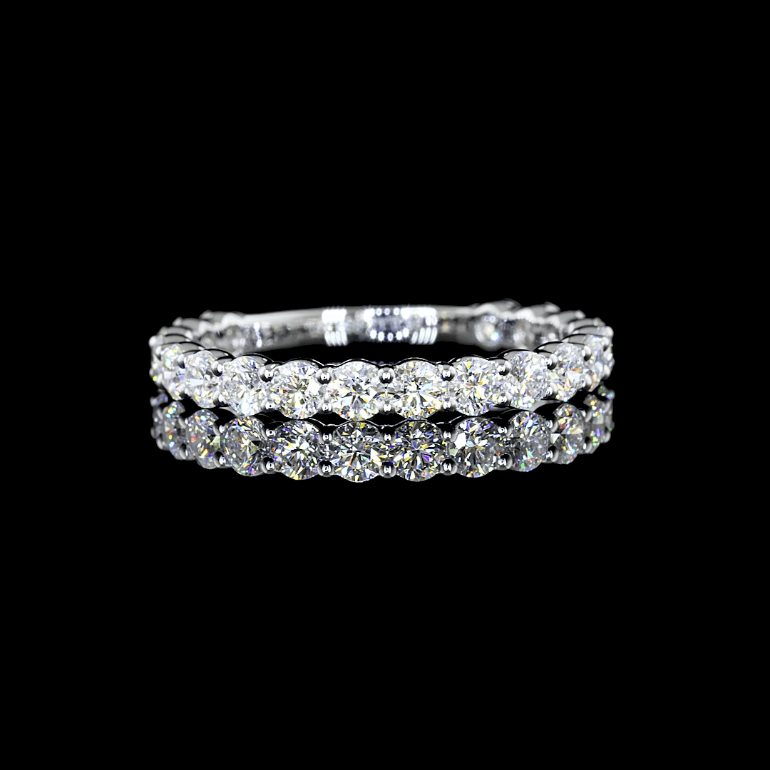 1 Carat Lab Diamond Eternity Ring | Lab Diamond Ring – Jewels Aficionado
