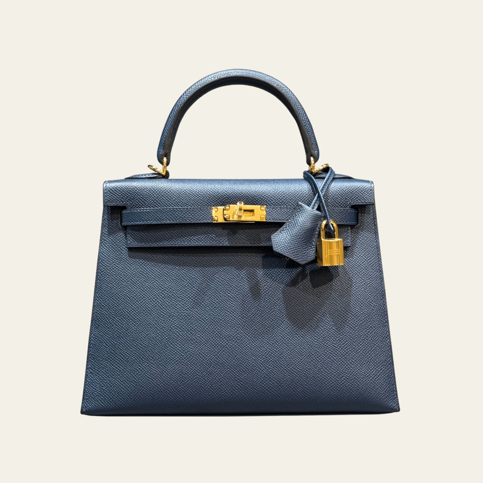Hermès Blue Sapphire Kelly 25 – Deep Blue Kelly Sellier Gold Hardware ...